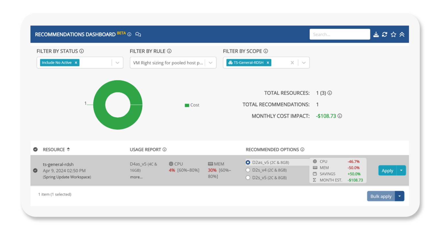 How to right-size shared host pools - Nerdio