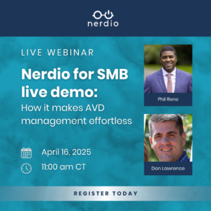Nerdio for SMB live demo: How it makes AVD management effortless - Nerdio