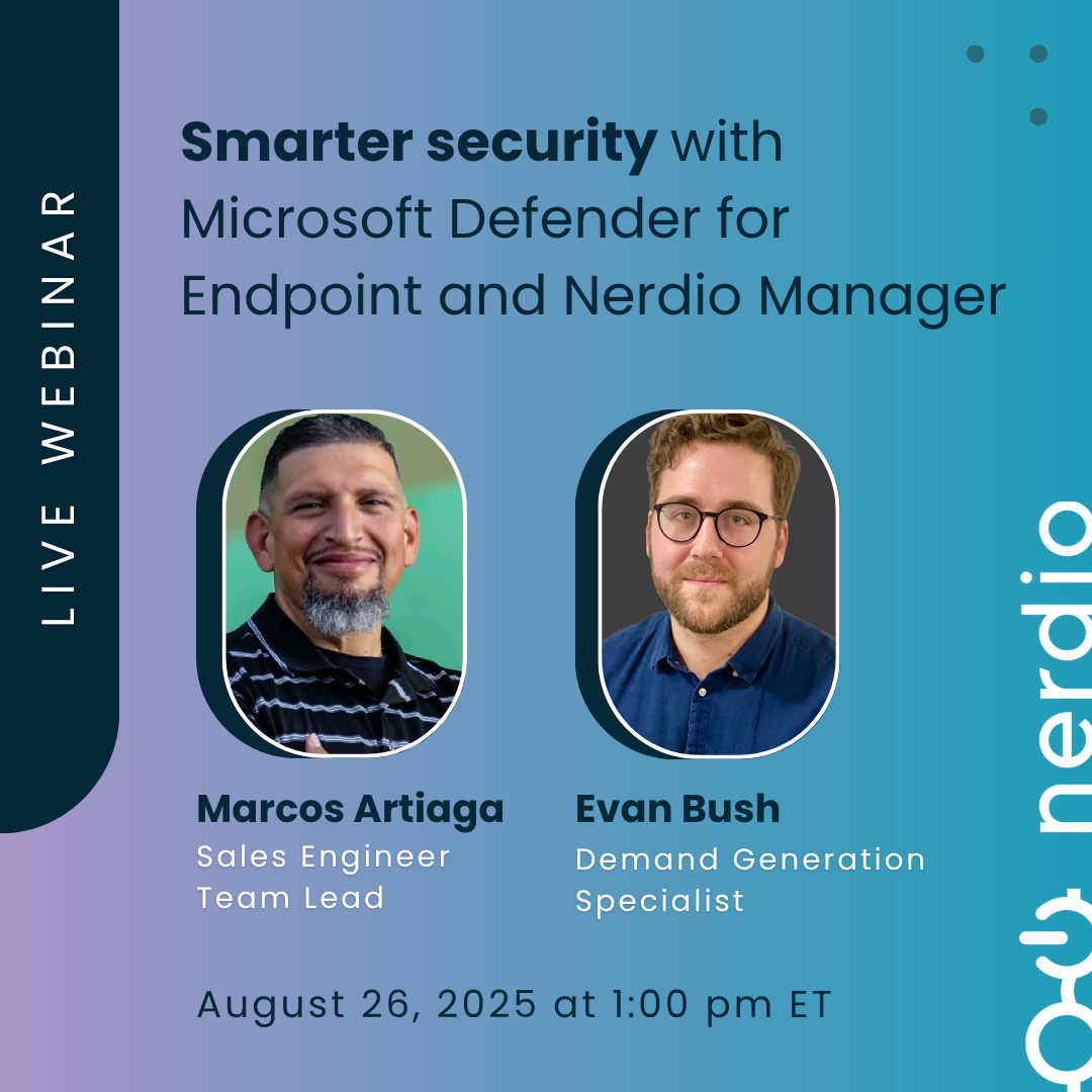 Smarter security with Microsoft Defender for Endpoint (Business) and Nerdio Manager - Nerdio