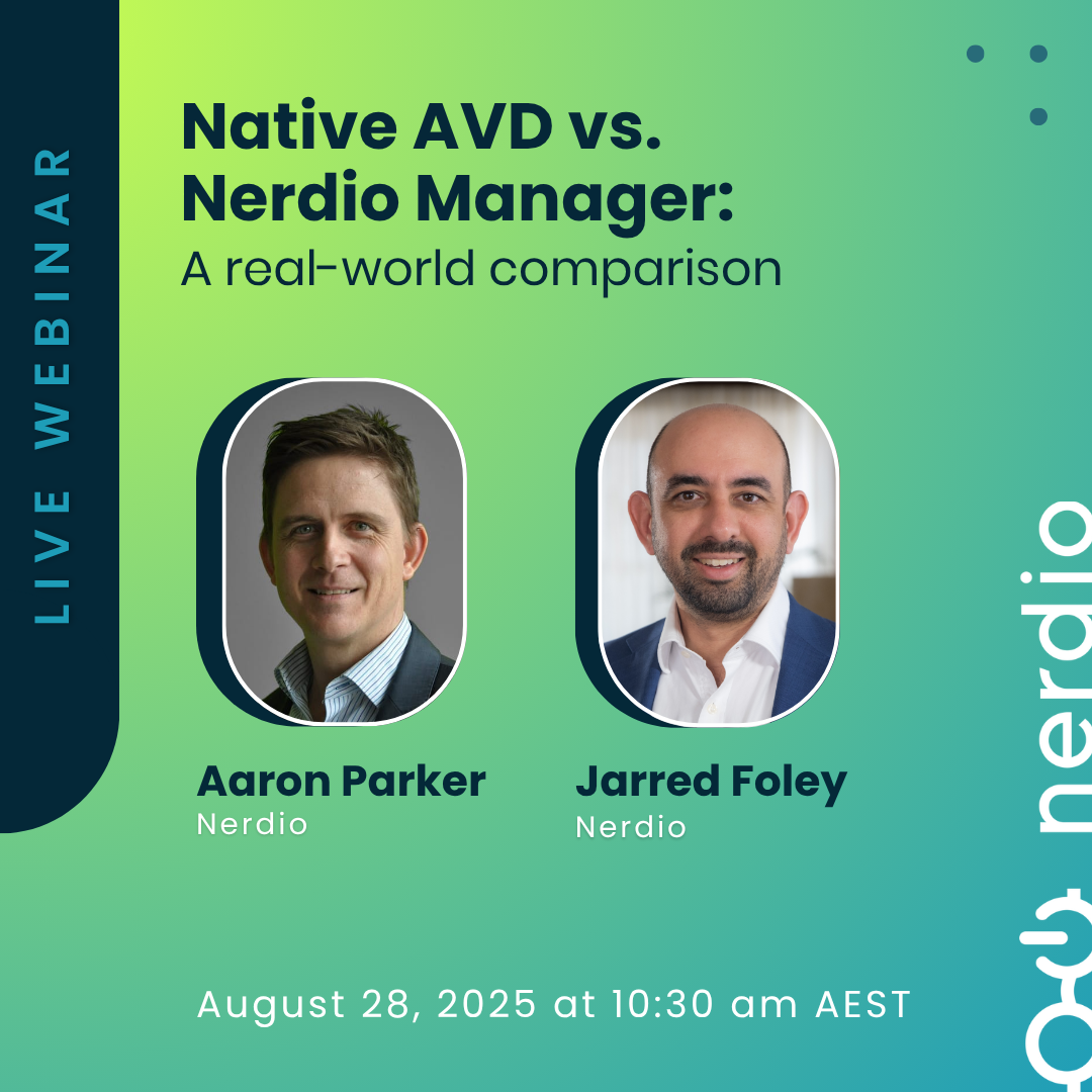 Native AVD vs. Nerdio Manager—a real-world comparison - Nerdio